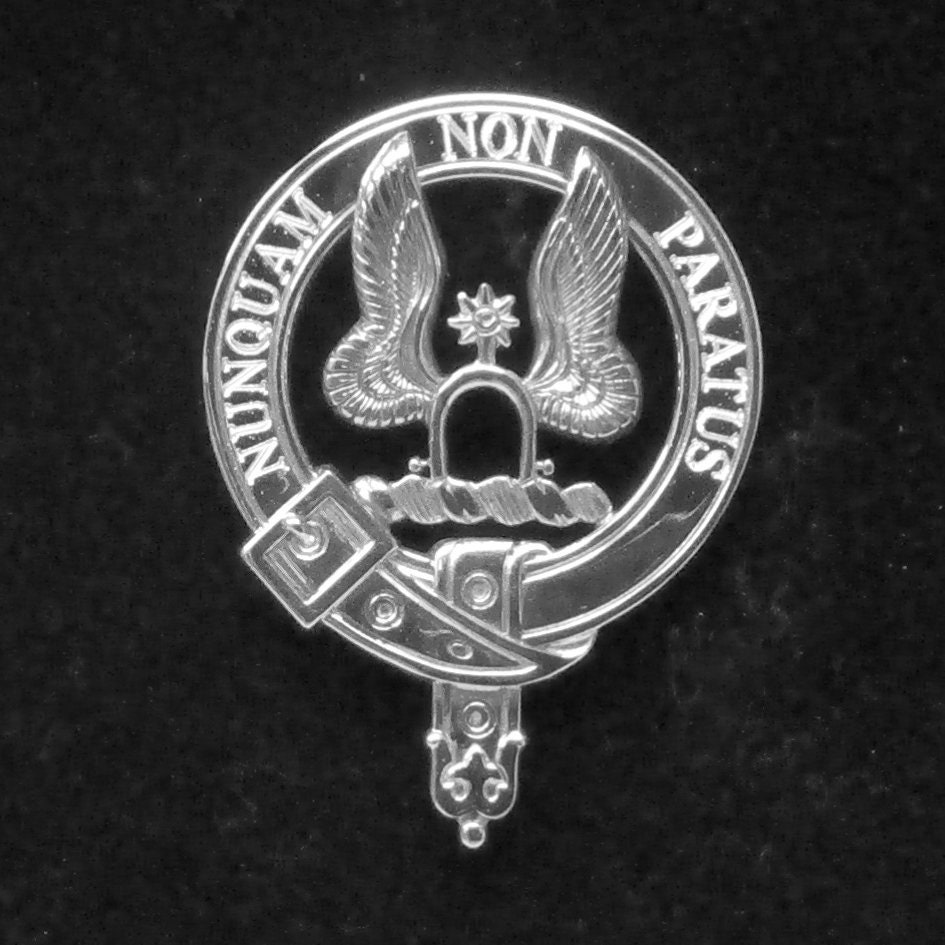 Johnston Scottish Clan Crest Badge in Solid Sterling Silver - Etsy UK