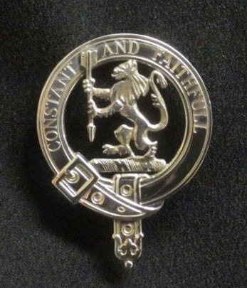Macqueen Scottish Clan Crest Badge in Solid Sterling Silver or - Etsy UK