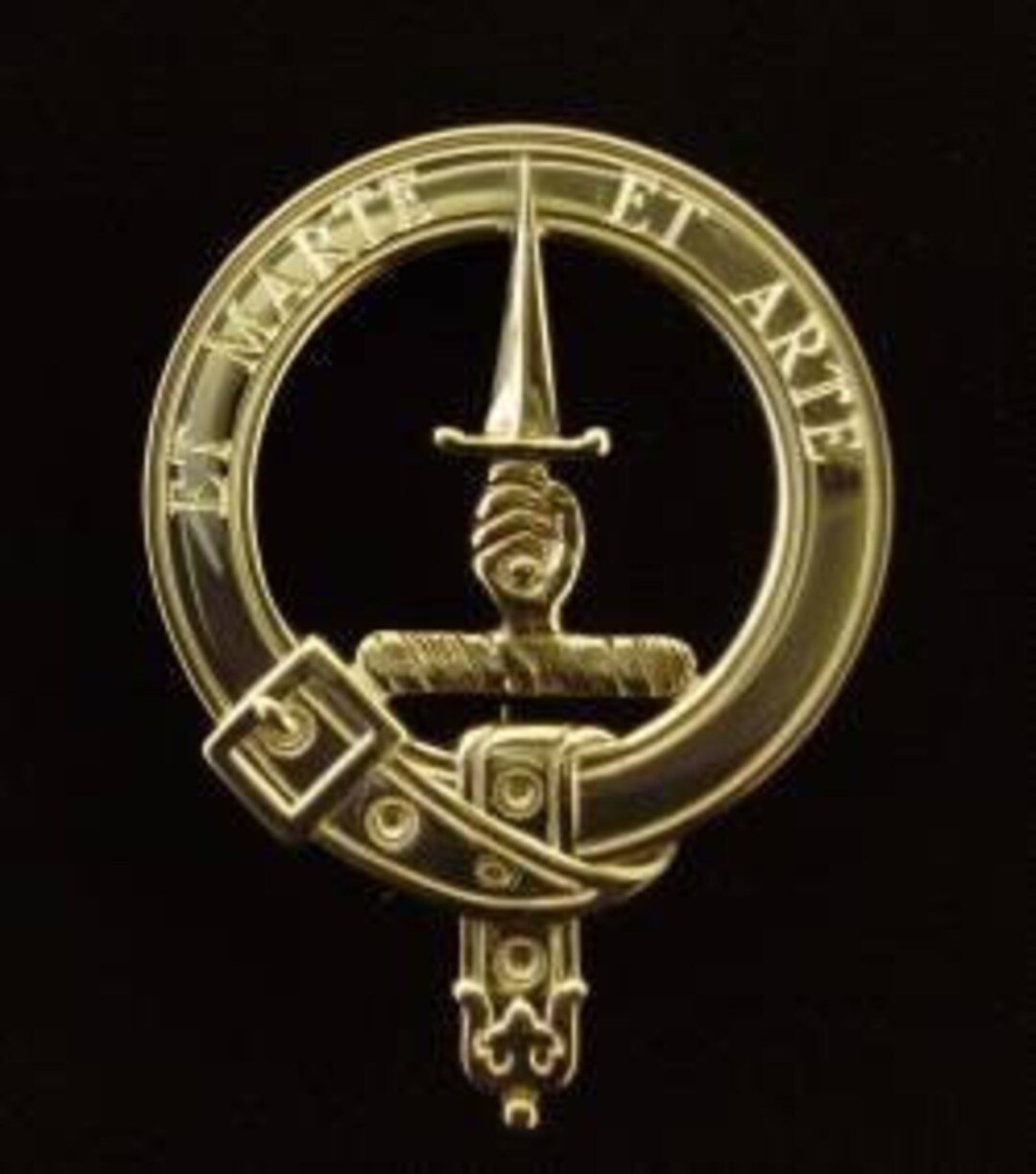 Bain Scottish Clan Crest Badge in Solid Sterling Silver - Etsy