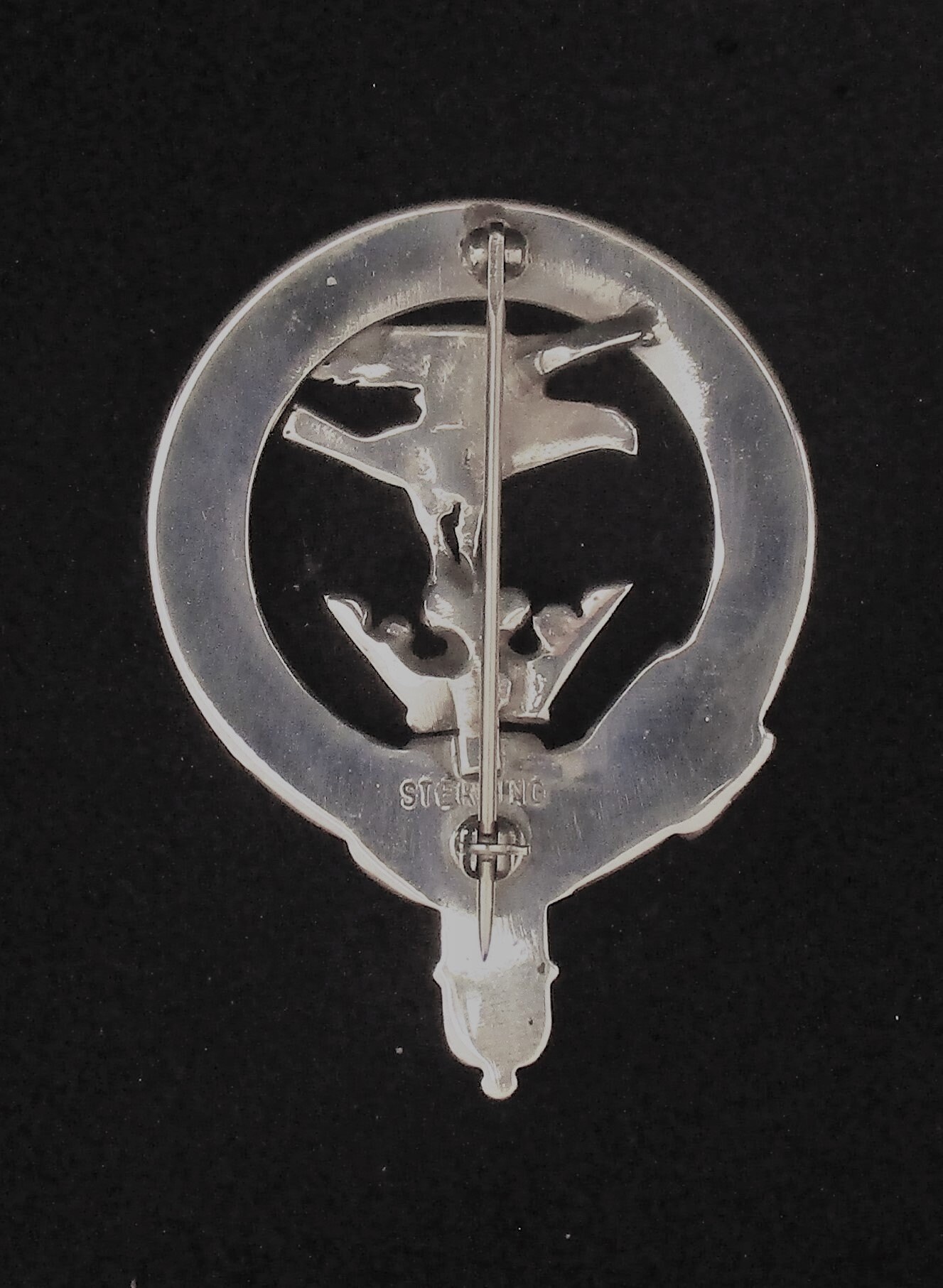 Bradley o'brolchain Scottish Clan Crest Badge in Solid Sterling or 14K ...
