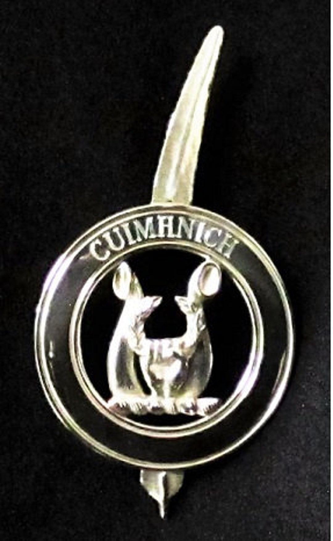 Scottish Clan Armiger Badge in Solid Sterling Silver - Etsy