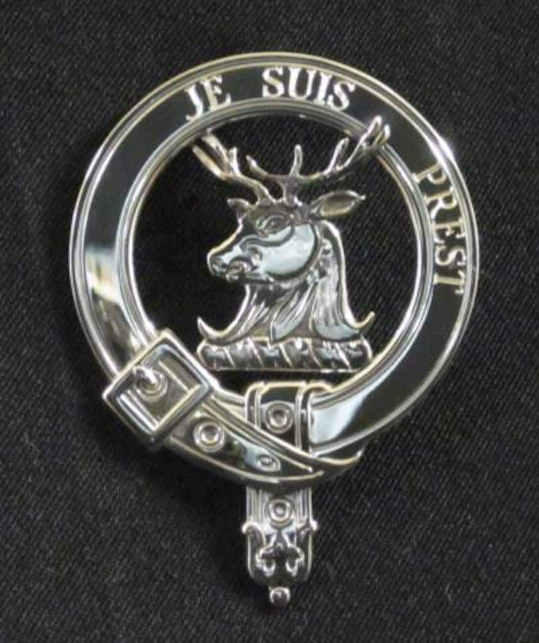 Fraser of Lovat Scottish Clan Crest Badge in Solid Sterling - Etsy
