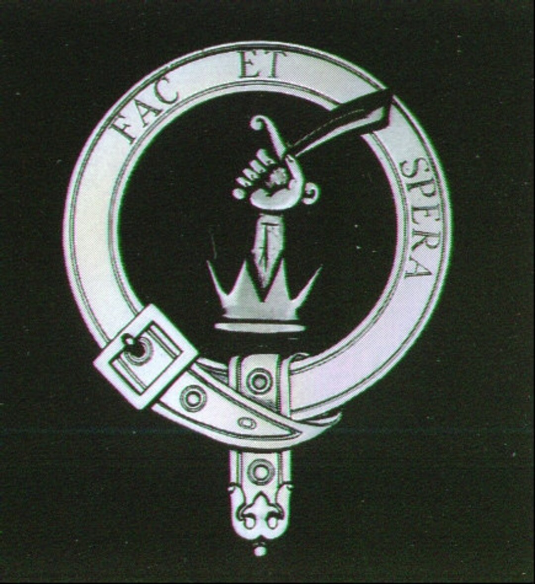 Matheson Scottish Clan Crest Badge in Solid Sterling Silver or - Etsy