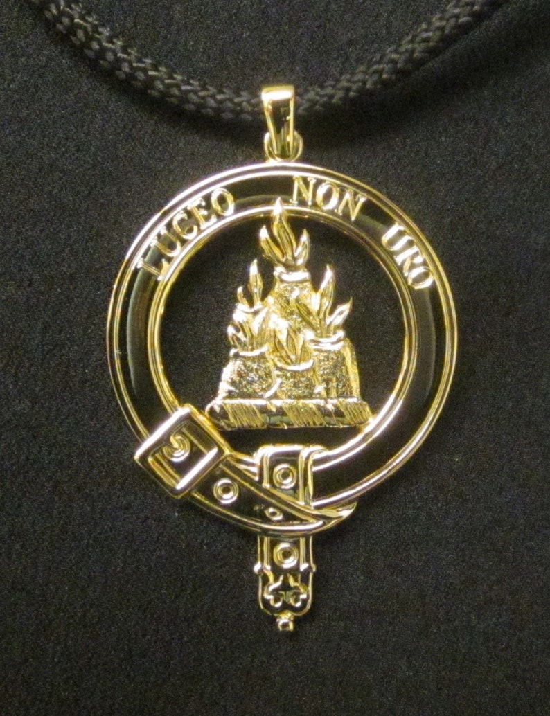 Cochran Scottish Clan Crest Badge in Solid Sterling - Etsy