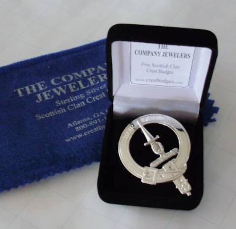 Smith Scottish Clan Crest Badge in Solid Sterling Silver - Etsy