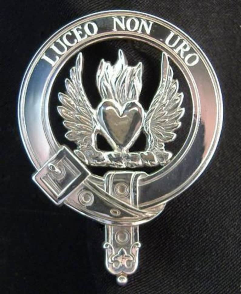 Smith Scottish Clan Crest Badge in Solid Sterling Silver or - Etsy