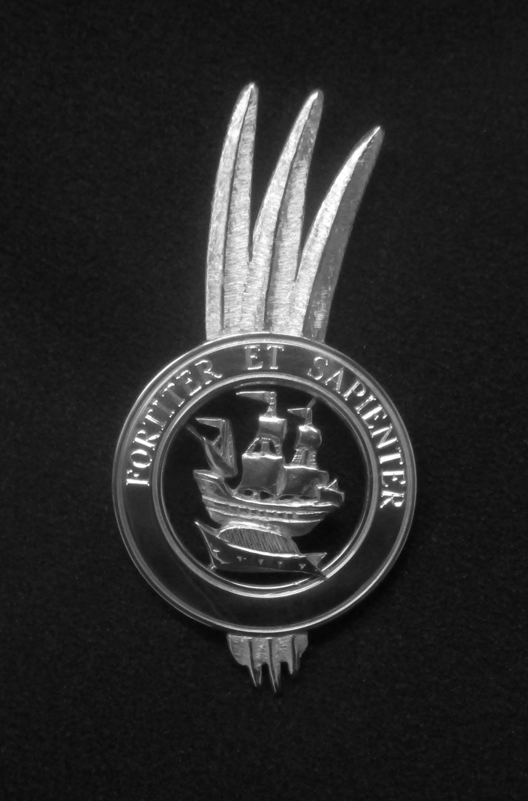 Scottish Clan Chief Badge in Solid Sterling Silver - Etsy