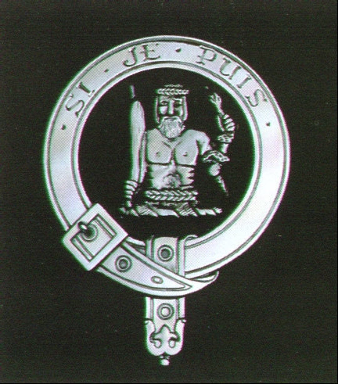 Livingston Scottish Clan Crest Badge in Solid Sterling Silver - Etsy