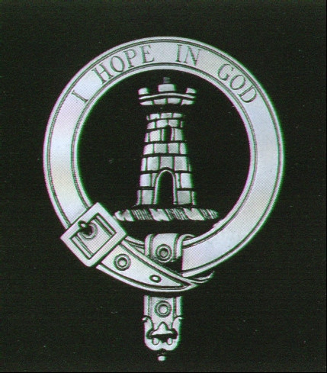Macnaughton Scottish Clan Crest Badge in Solid Sterling or 14K - Etsy UK