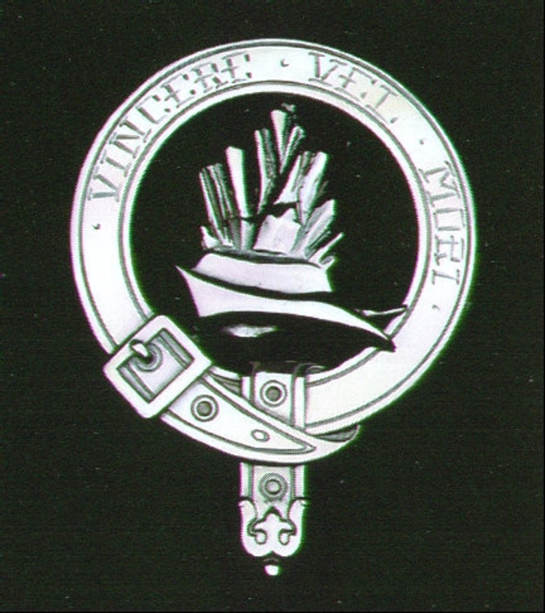 Macneil Scottish Clan Crest Badge in Solid Sterling or 14K - Etsy