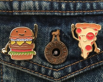 Cheese Burger Pin - Etsy