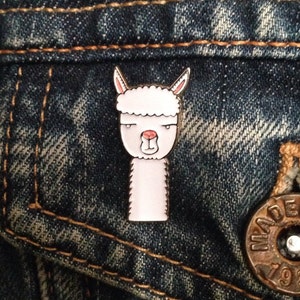 Llama PIN Sofia the Llama Enamel Pin for the Llama Lover in - Etsy