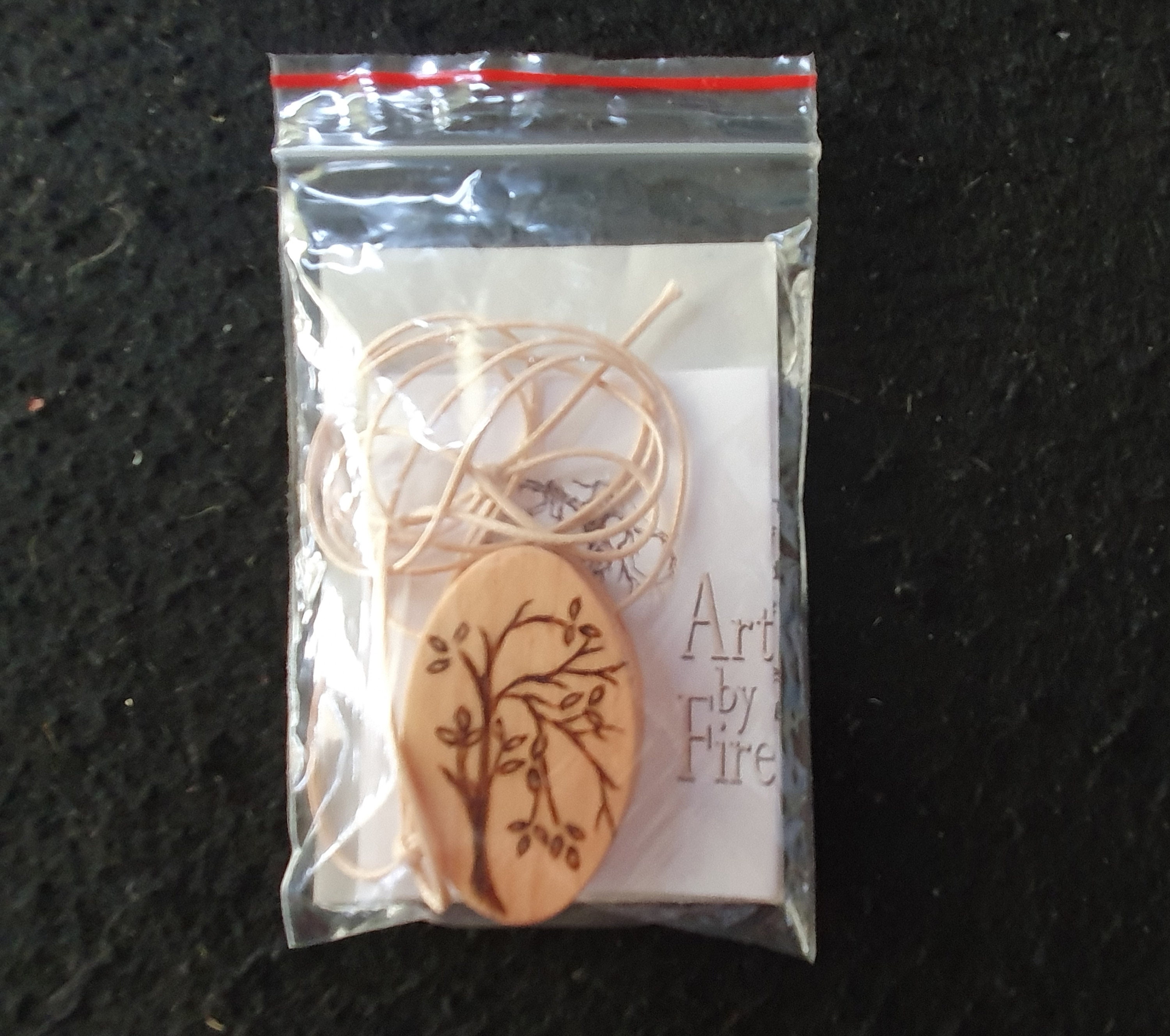 Cherry Blossom Pyrography Cedar Pendant Necklace/jewellery - Etsy