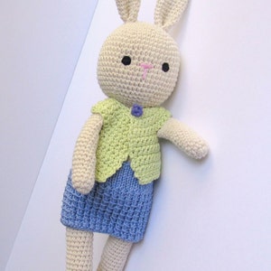 Sweet Crochet Bunny Rabbit Knit Doll is Ready to Play & Cuddle ...