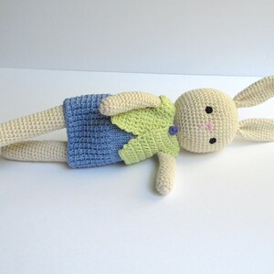 Sweet Crochet Bunny Rabbit Knit Doll is Ready to Play & Cuddle ...