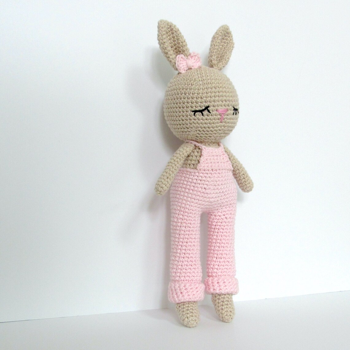 Personalized Baby Girl Gift. Plush Bunny Amigurumi Knit Doll. - Etsy