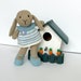 Knitted Bunny Doll Easter Gift for Girl. Soft, Squishy, Huggable. - Etsy