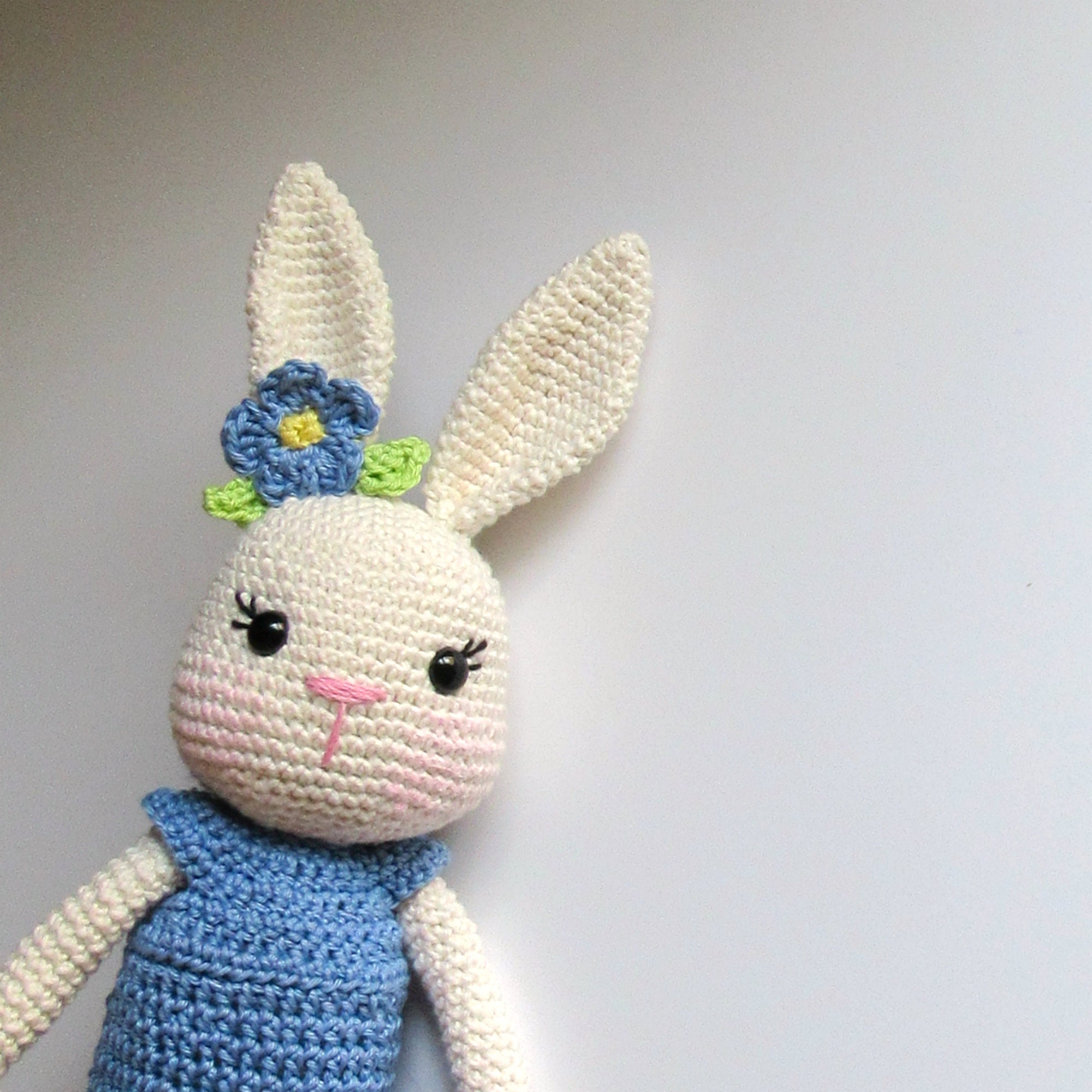 Stuffed Bunny Rabbit Crochet Doll Big Sister Gift | Etsy