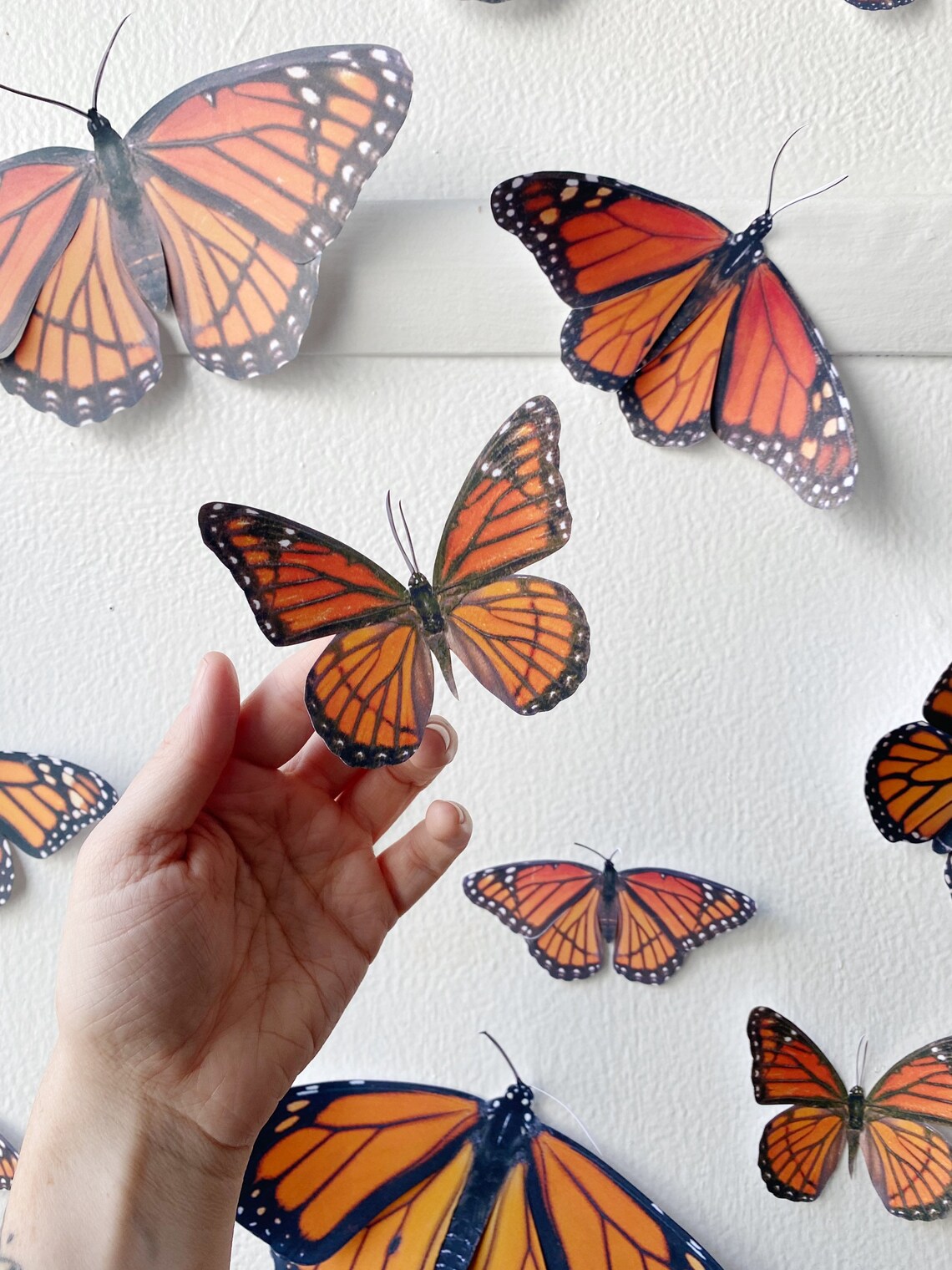Paper Monarch Butterflies - Etsy