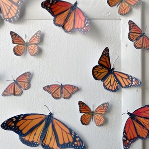 Paper Monarch Butterflies - Etsy