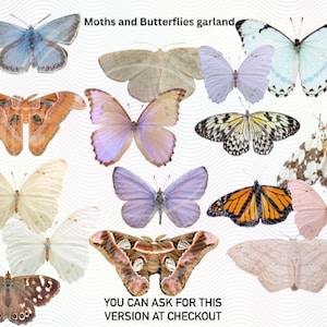 Butterfly Garland Set: Handmade Paper Mobile, Nursery & Party Decor - Etsy
