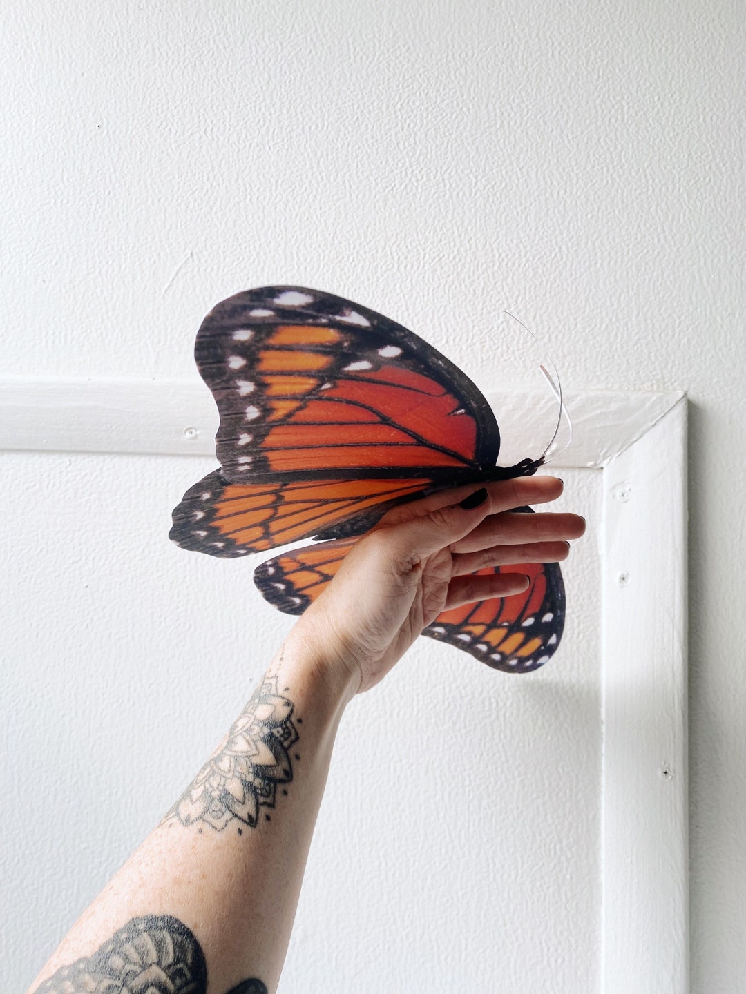 Giant Paper Butterfly Decor: Goliath Monarch Set of 3 - Etsy