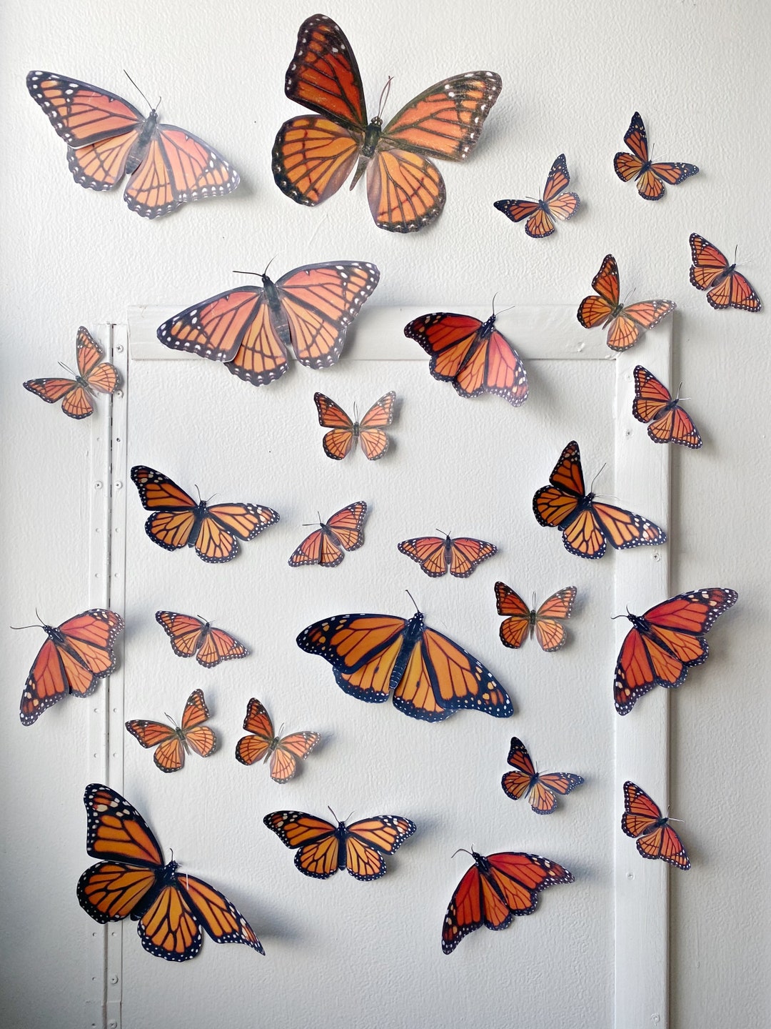 Paper Monarch Butterflies - Etsy