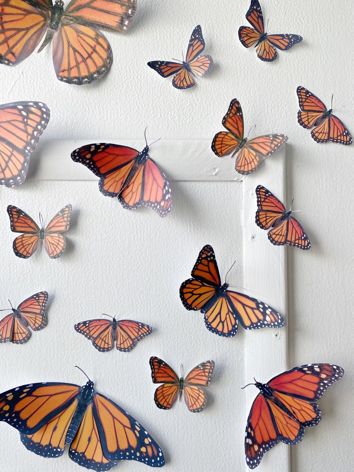 Paper Monarch Butterflies - Etsy