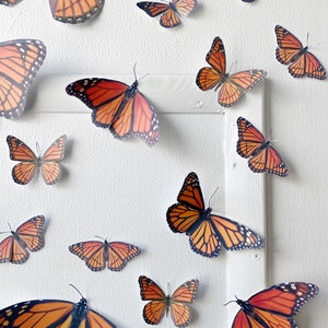 Paper Monarch Butterflies - Etsy