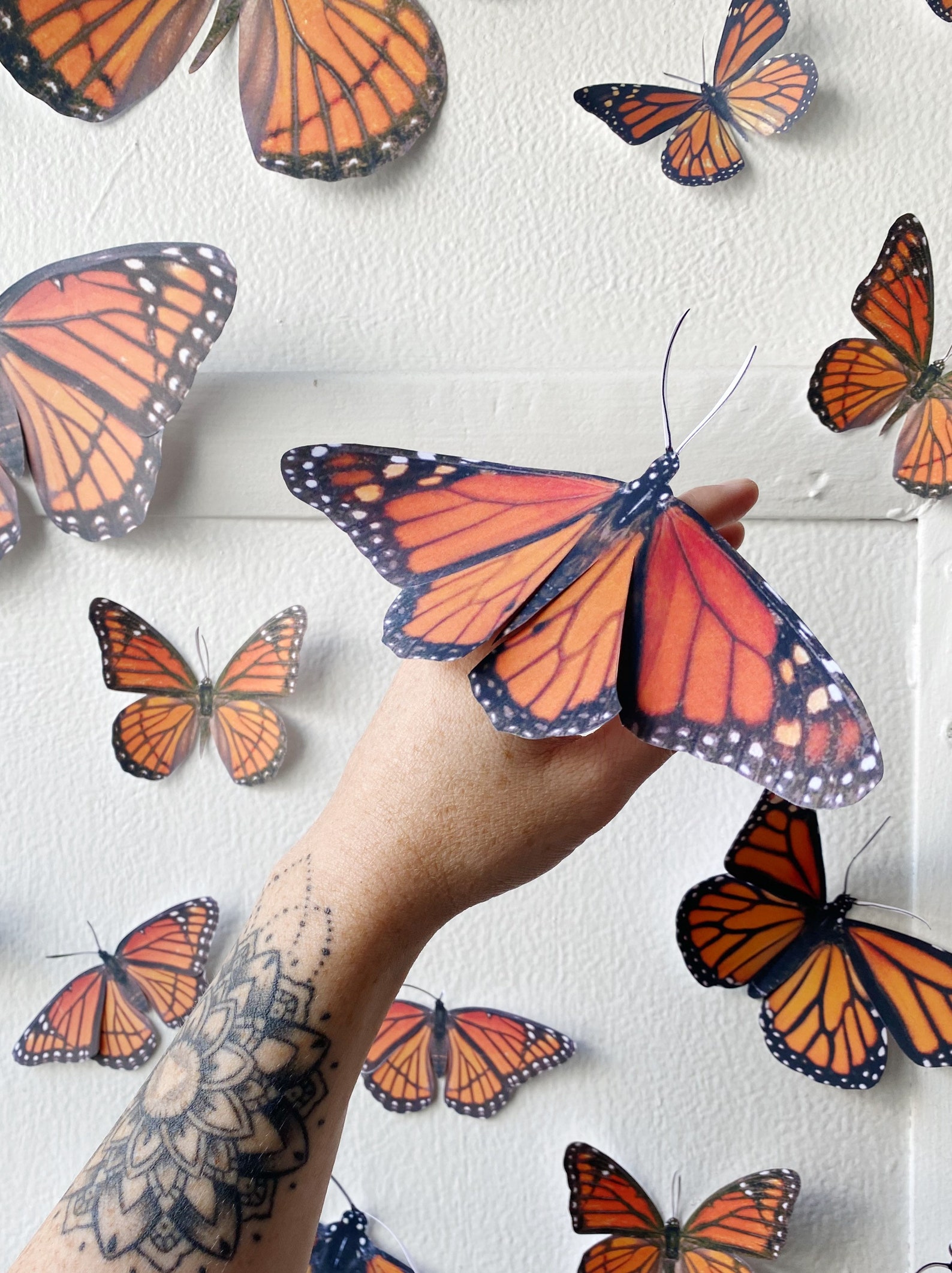 Paper Monarch Butterflies - Etsy
