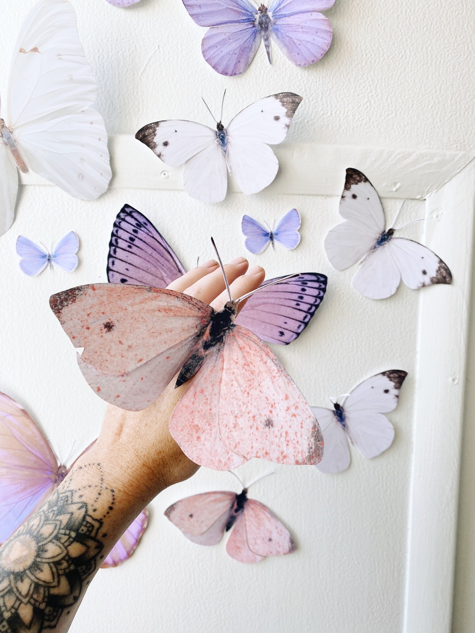 Giant Pastel Paper Butterflies - Etsy