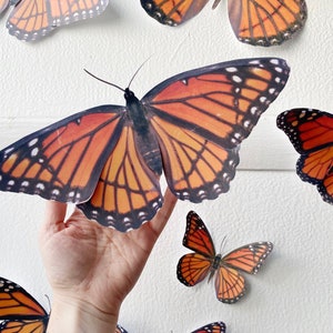 Paper Monarch Butterflies - Etsy