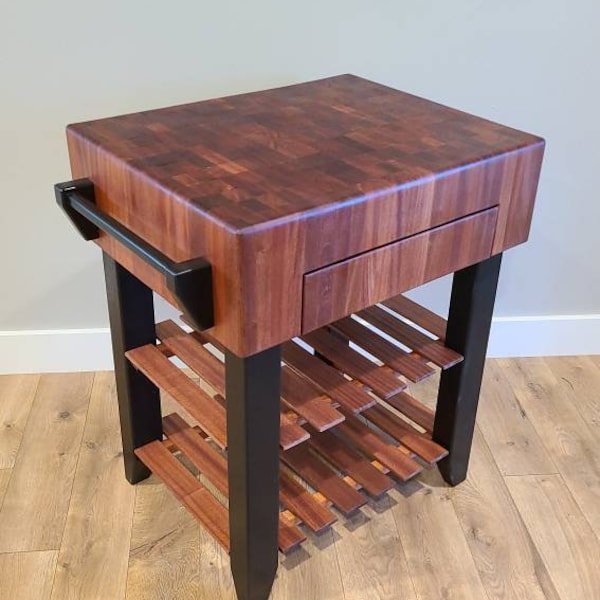 Butcher Block Table - Etsy