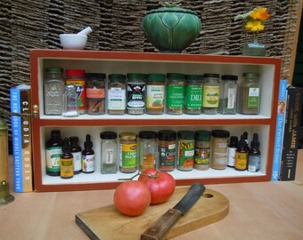 Rustic spice rack | Etsy