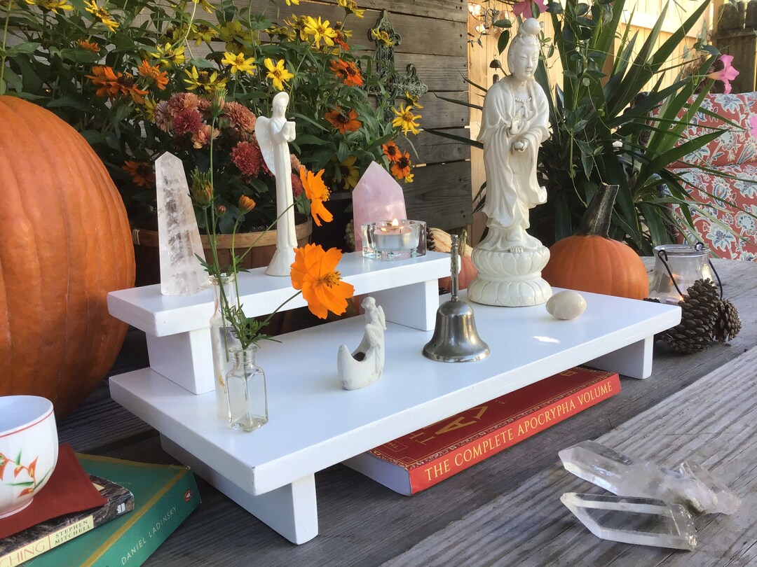 Altar 2 Tiered 20 X 9 Base 12 X 4 Top Spiritual Altar - Etsy