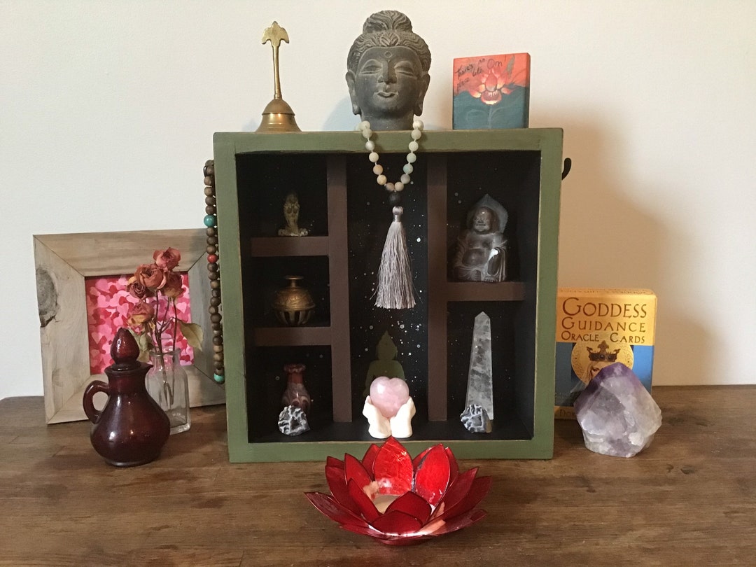 Sacred Shrine Box Altar Handcrafted From Reincarnated Wood for ...