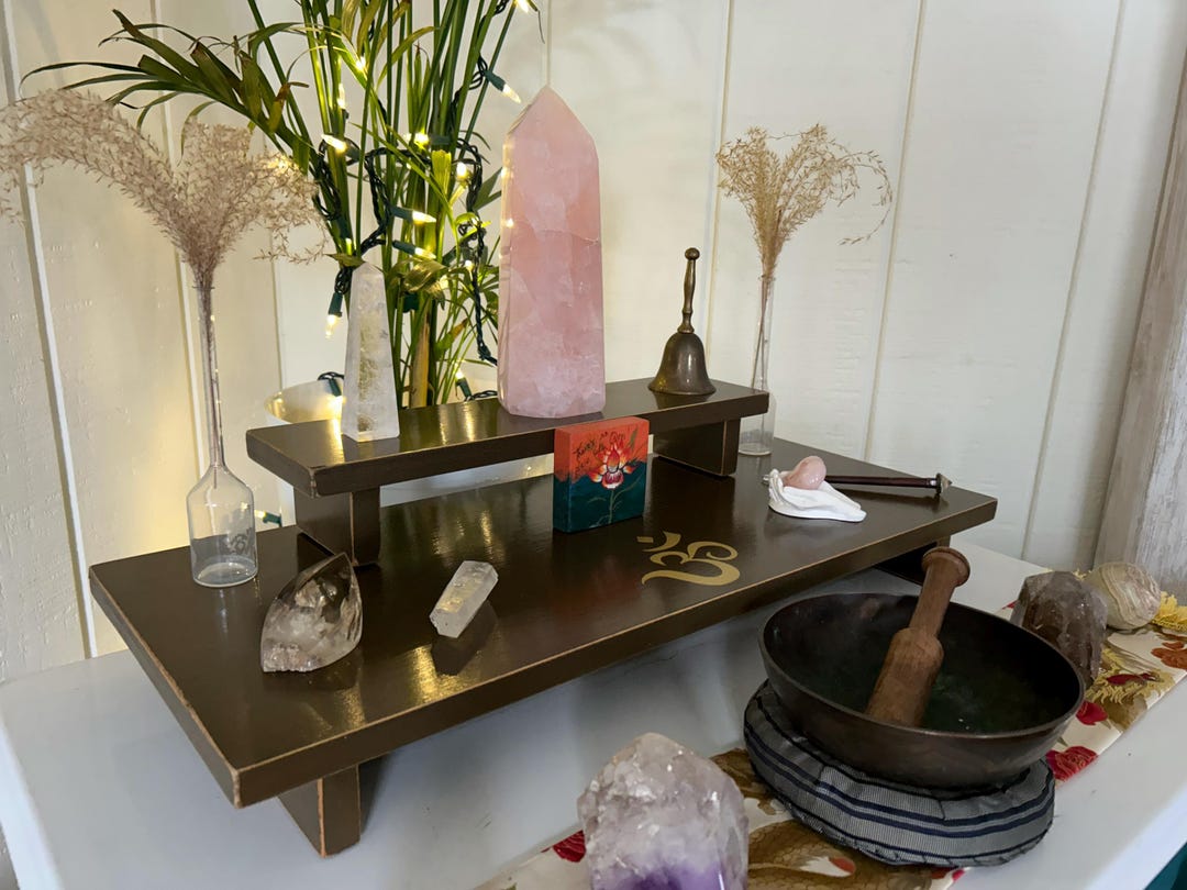 Meditation Altar Table Spiritual Hand Made Altar Table Shrine Made With ...