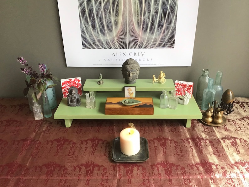Altar Table Hand Made Spiritual Altar Table for Meditation Altar Shrine ...
