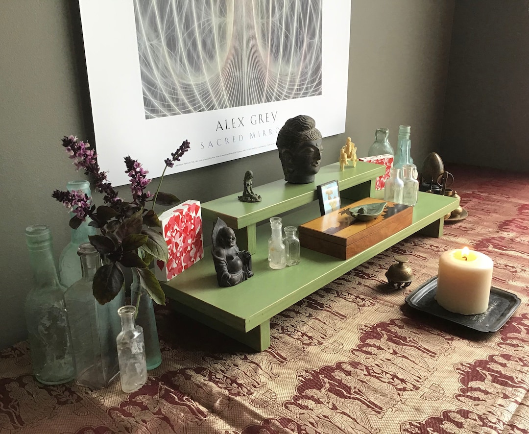 Altar Table Hand Made Spiritual Altar Table for Meditation Altar Shrine ...