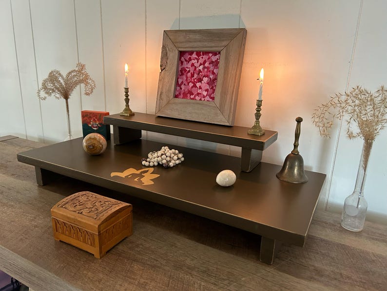 Handmade Reclaimed Wood Altar Table - Meditation Shrine - Etsy