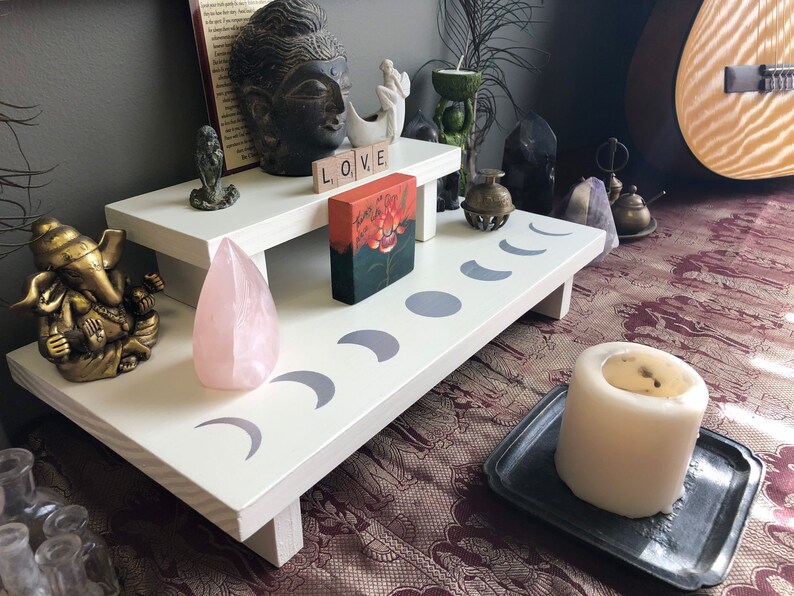 Altar 2 Tiered SMALL 15 3/4 X 8 Base Spiritual Altar - Etsy