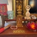 Spiritual Altar Table Hand Made Altar Table for Meditation Infinity ...