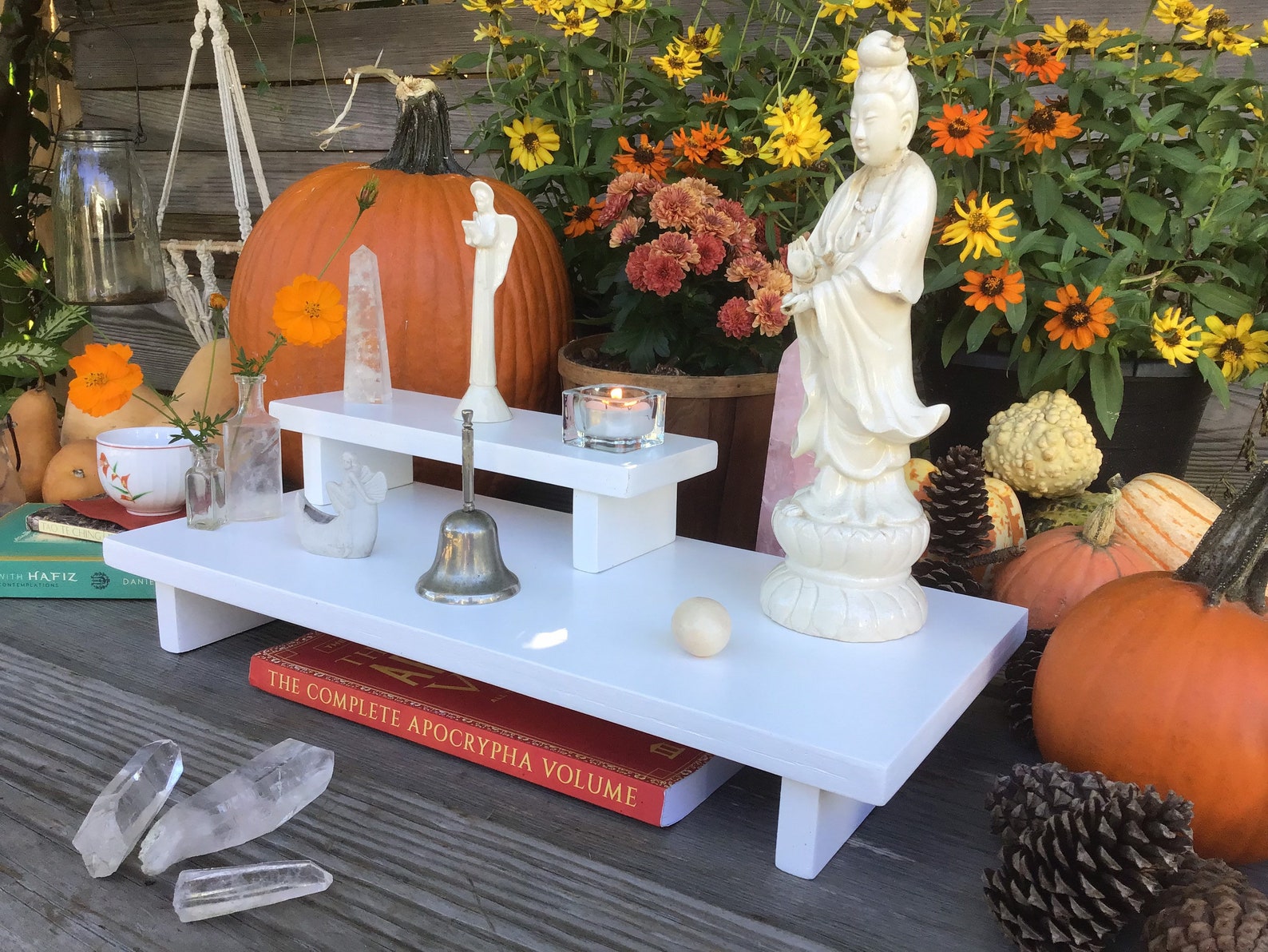 Altar 2 Tiered 20 X 9 Base 12 X 4 Top Spiritual Altar - Etsy