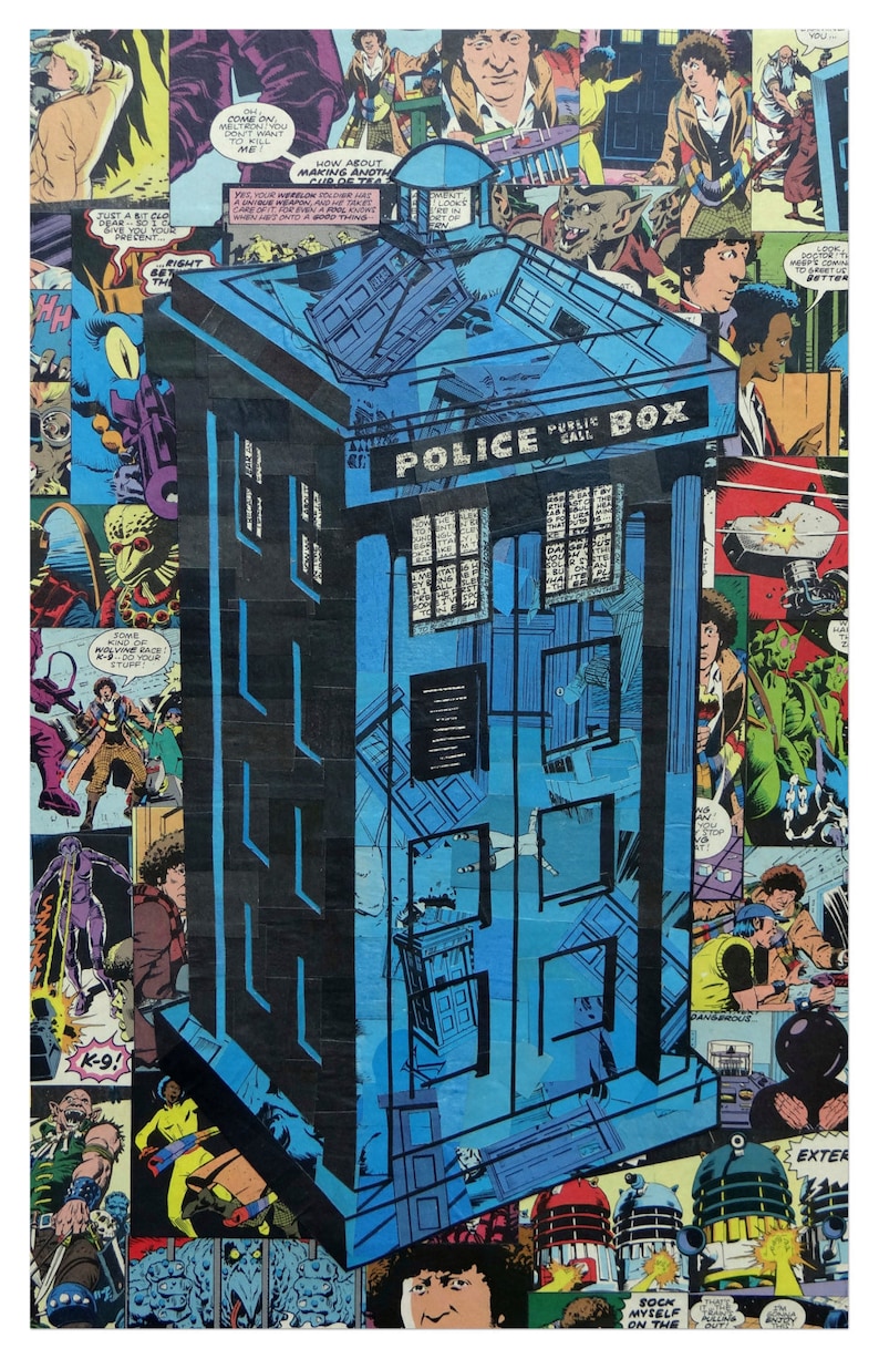 Dr Who Tardis Print 11x17 - Etsy
