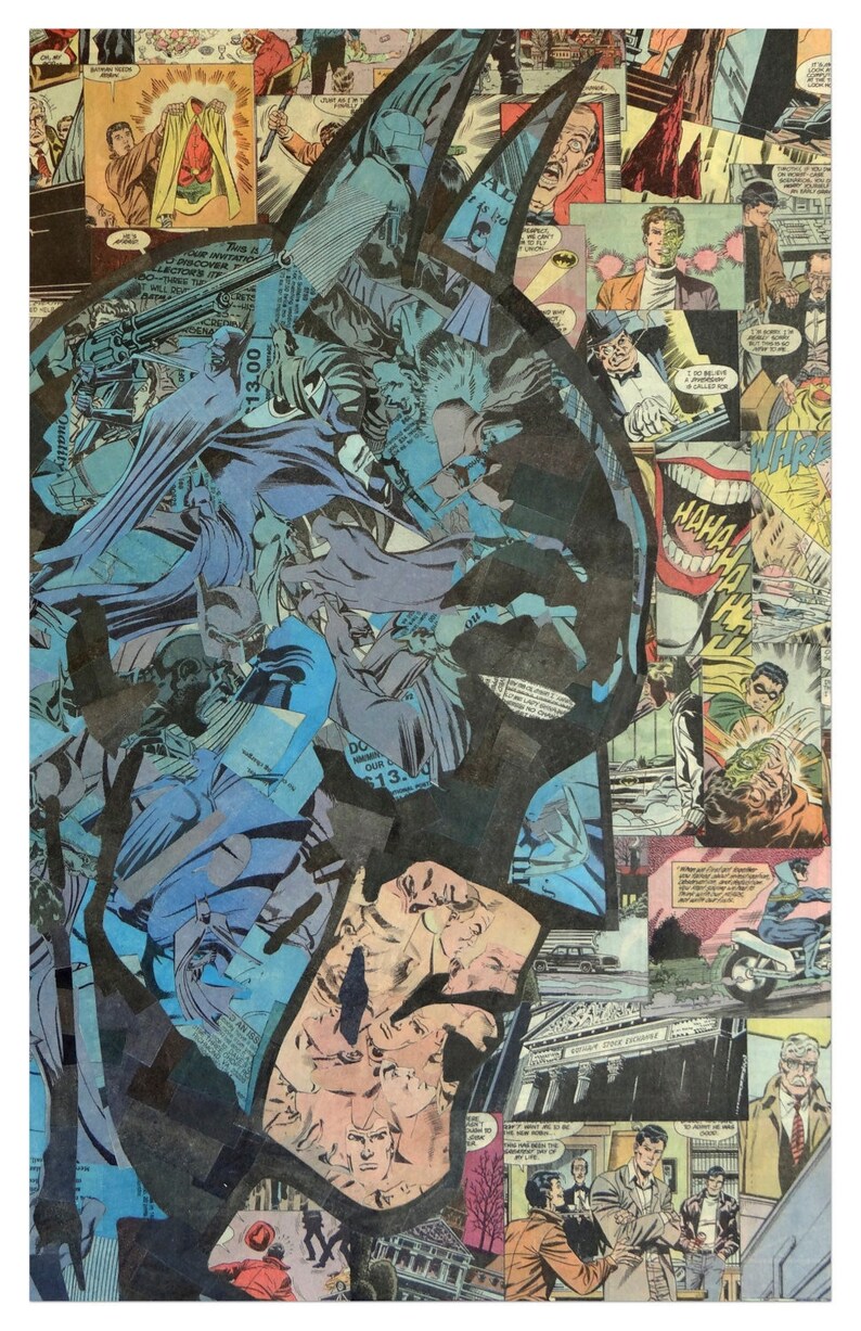 Batman Print 11x17 Etsy