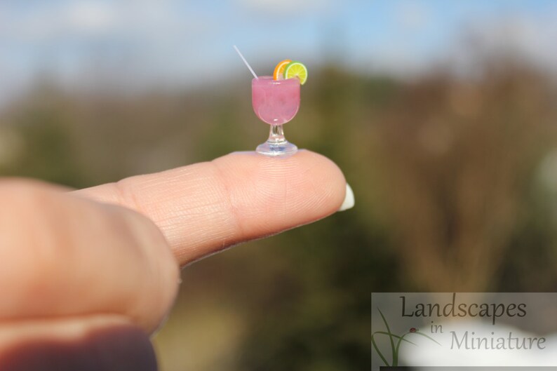 CHAIR Plus DRINK HANDCRAFTED Miniature Beach Drink and | Etsy