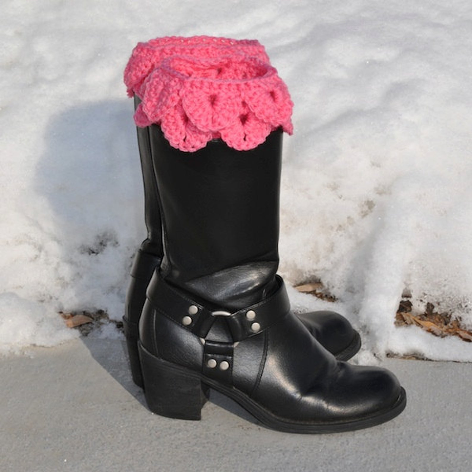CROCHET PATTERN - Crocodile Stitch Boot Toppers - Etsy