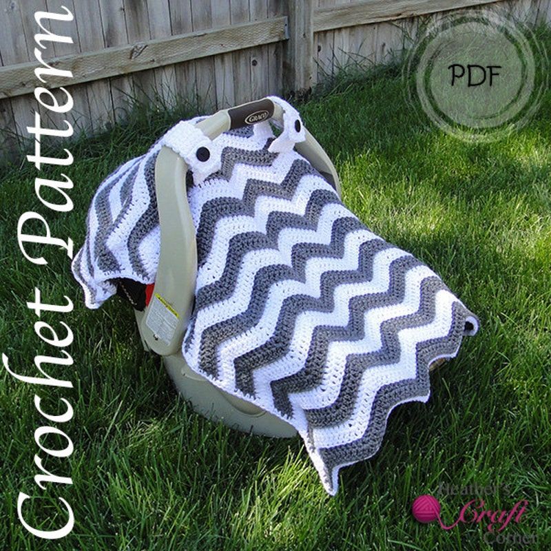 Chevron Car Seat - Etsy