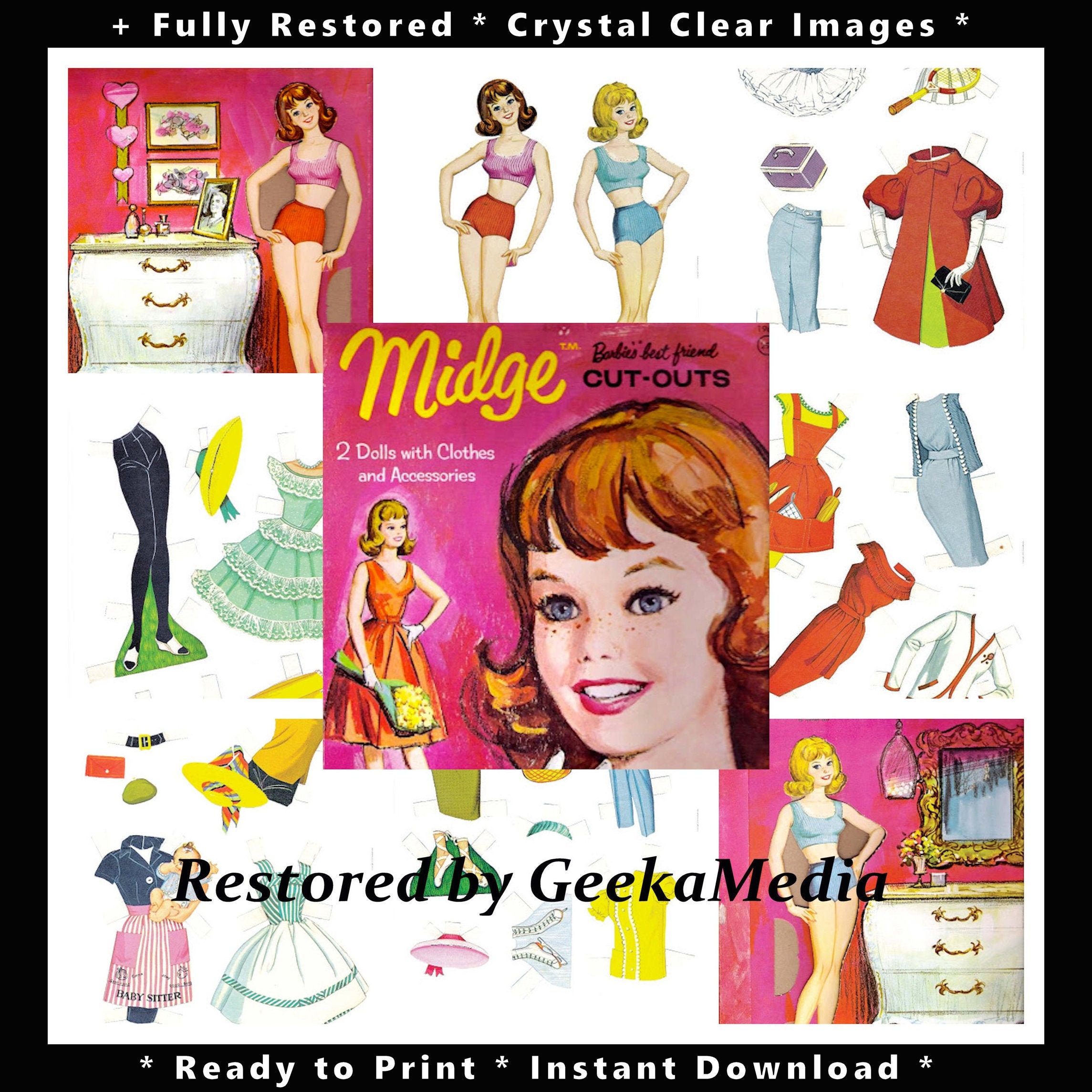 Barbie Paper Dolls Print Outs