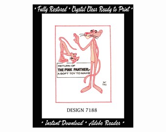 Pink Panther Doll - Etsy